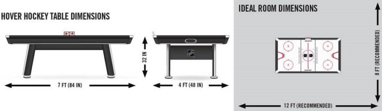 The Size Of The air hockey Table | Best Air Hockey Table